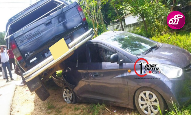 அம்பாறையில் இரு வாகனங்கள் விபத்தில் சிக்கி நால்வர் காயம்! | Virakesari.lk